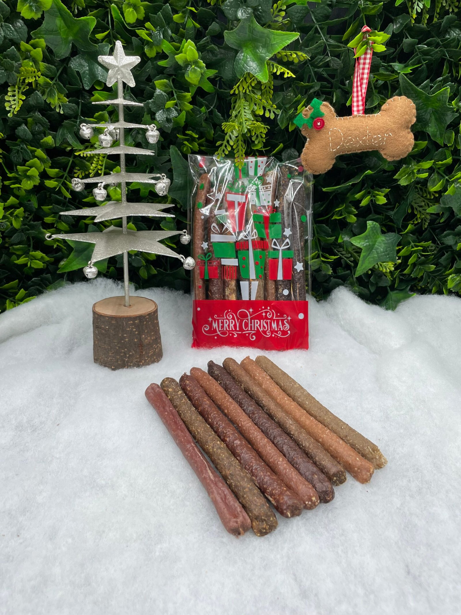 Christmas Selection Eight Pure Sausage Sticks - The Happy Hot Dog Hotel